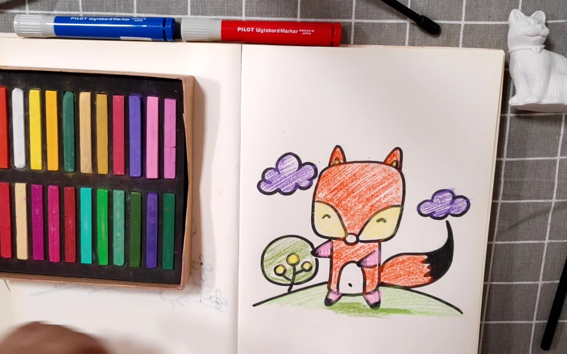 小狐狸/手抄报/卡通