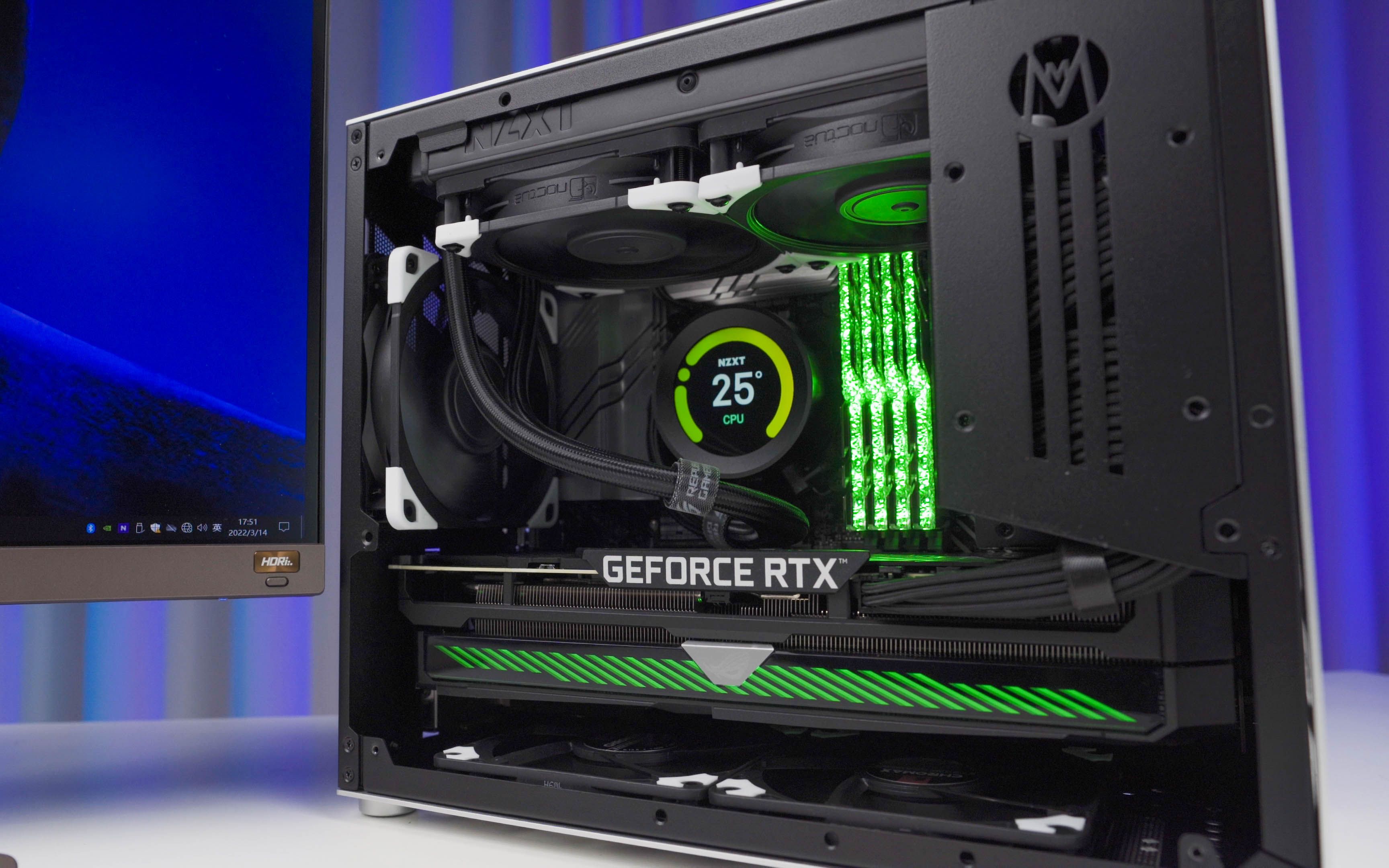 随行随走 散热极佳 颜值性能两不误 机械大师c28 RTX3080Ti+12700K...