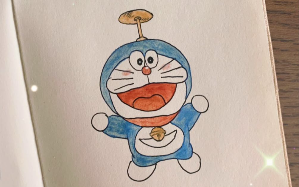 哆啦A梦叮当猫简笔画