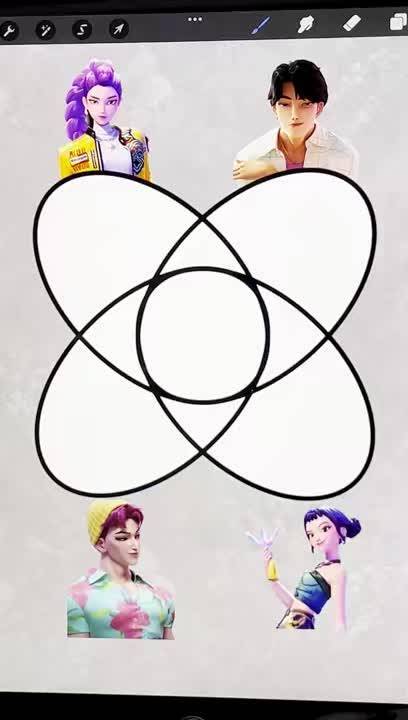 数位板角色配色绘制