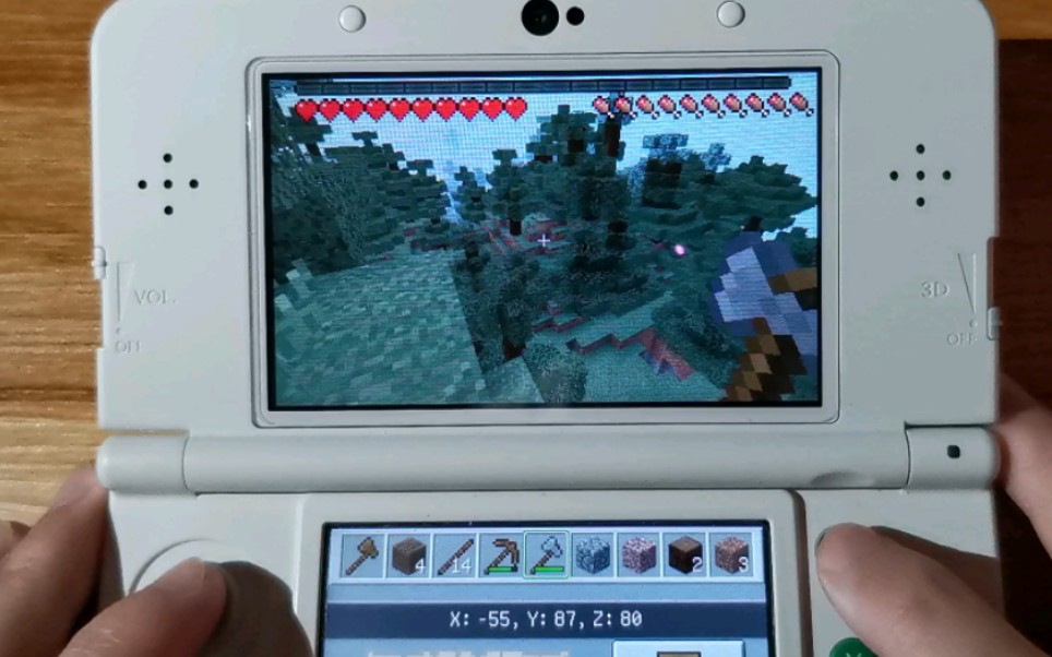 3ds版我的世界试玩,可能并不怎么用心的移植