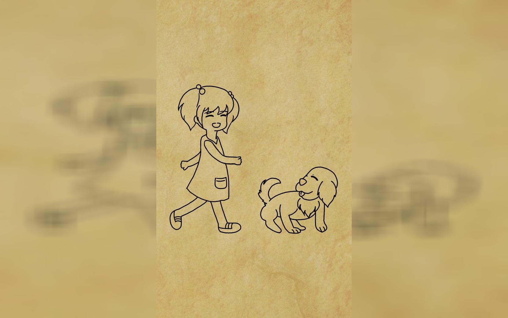 手绘+AE线条动画:不要忘记我爱你|来自老鹰讲AE售后2群的“Melody-...