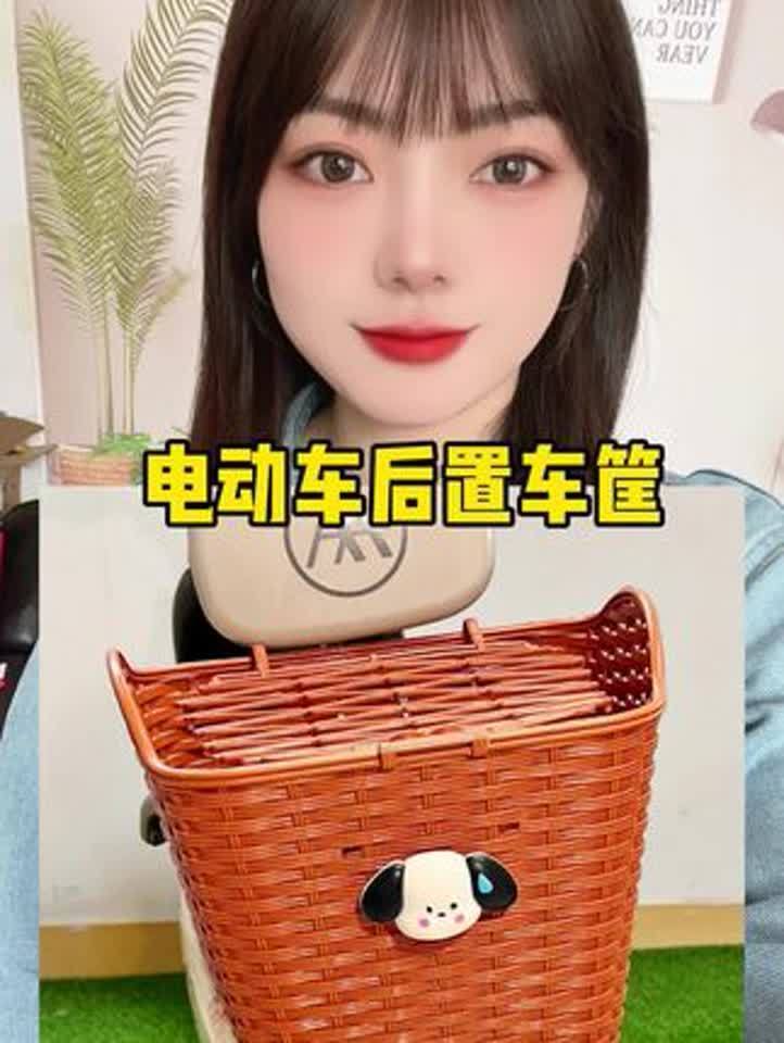 电动车后置车筐,骑车出门再也不用担心东西放不下了#电动车后置车筐 #电动车车筐 #收纳筐 #实用好物 #超便宜超划算