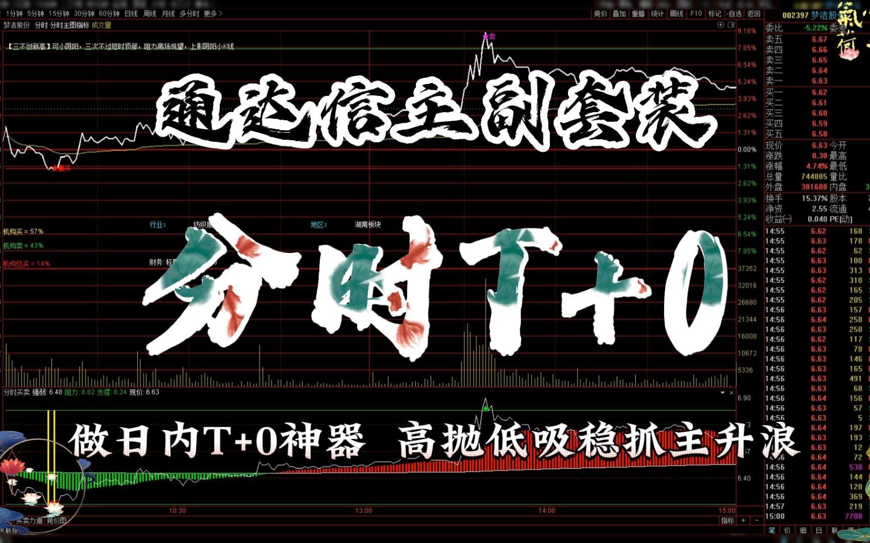 ...主副指标套装【分时T+0】——做日内神器,稳抓主升浪,买卖信号精准,...
