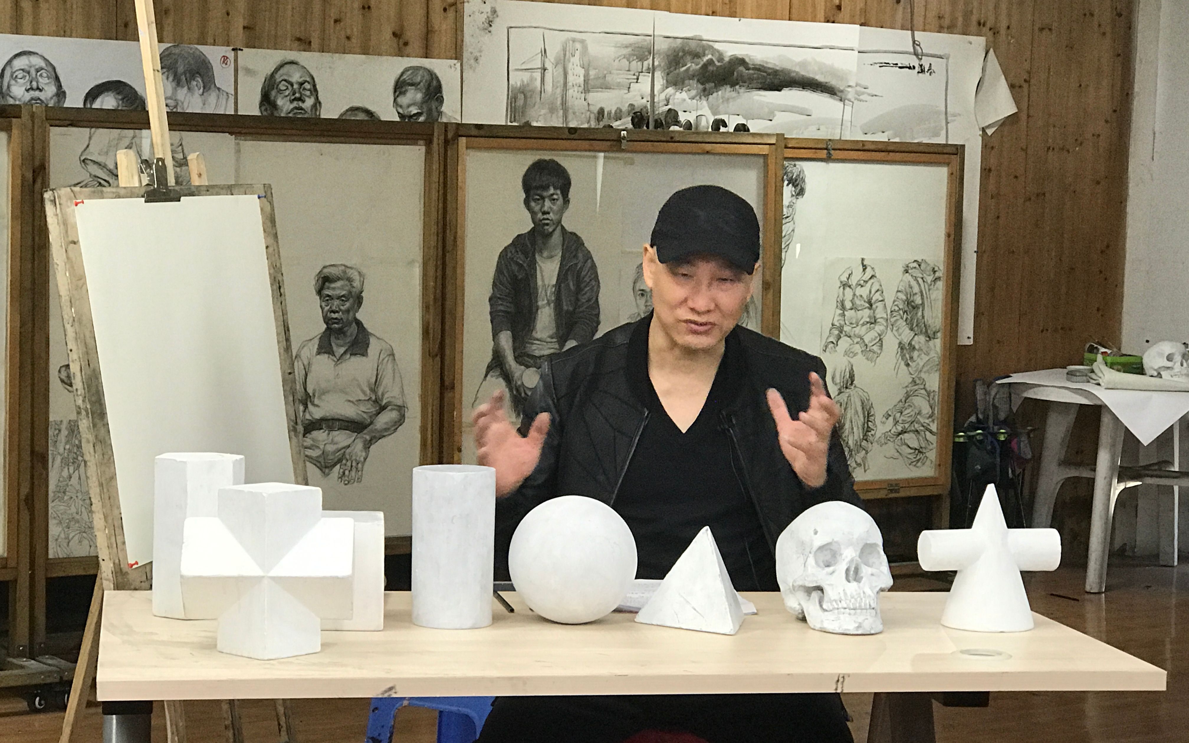 中国美院教授教你如何通过几何体了解绘画