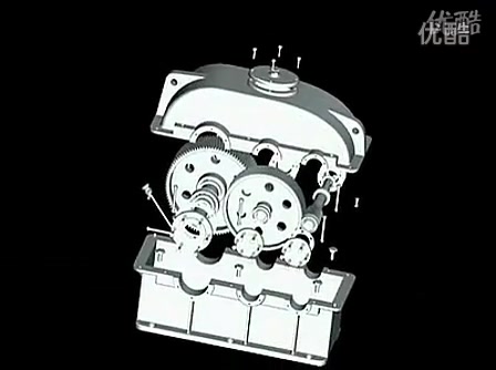 机械设计课程设计单级齿轮减速器拆装动画