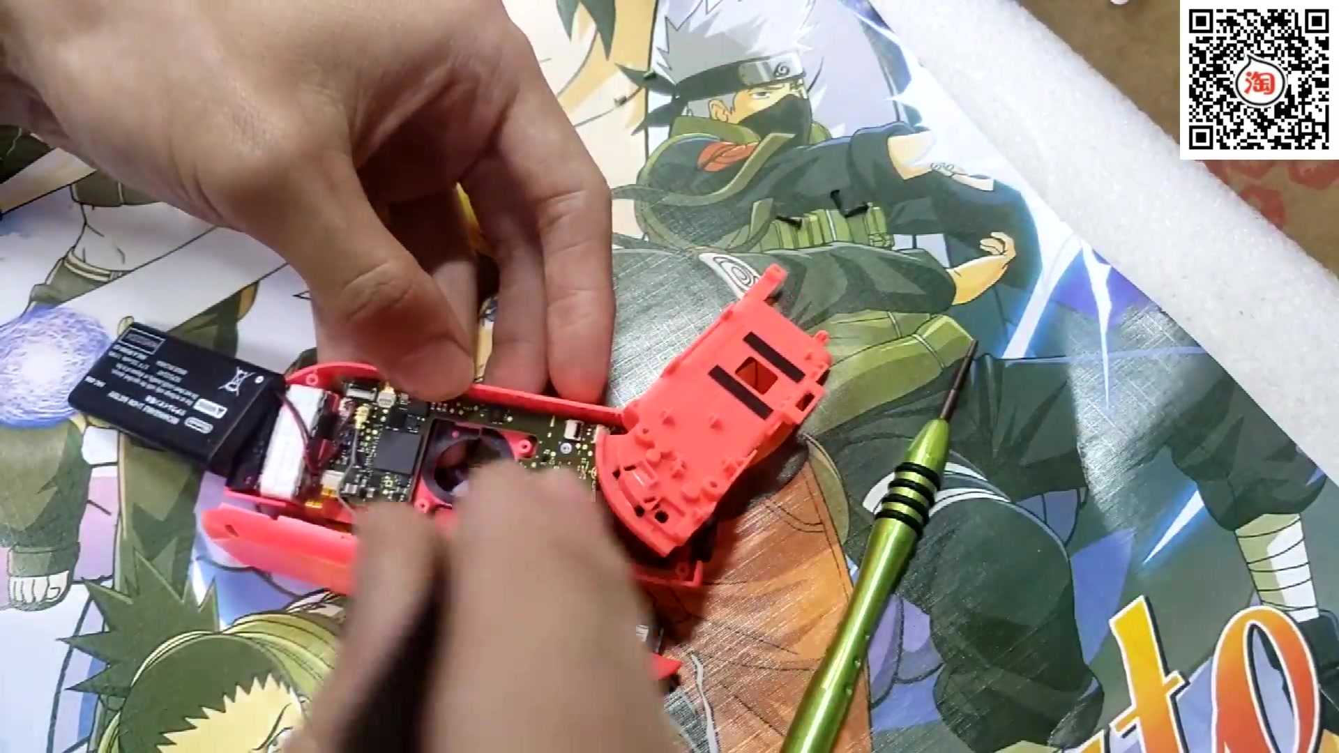 任天堂switch ns joycon手柄换右摇杆教学教程视频