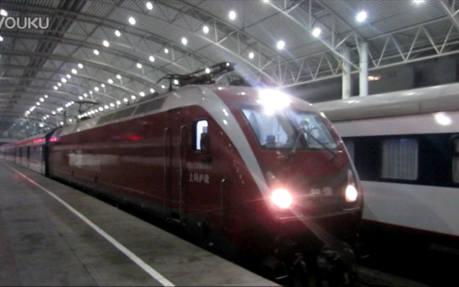 2014年春运上海站拍车——T110次(HXD1D0006)