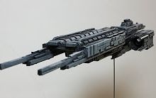 【全胶板自制】Scratch built styrene sci-fi spaceship