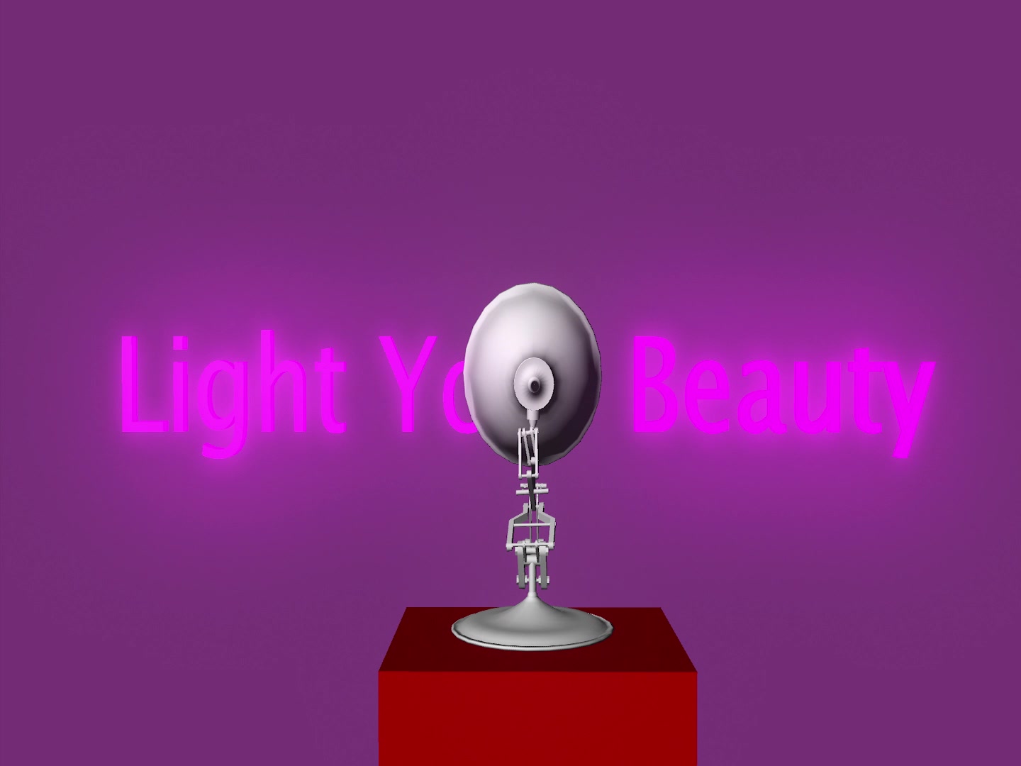 自学maya一周做的动画小短片【Light your beauty】