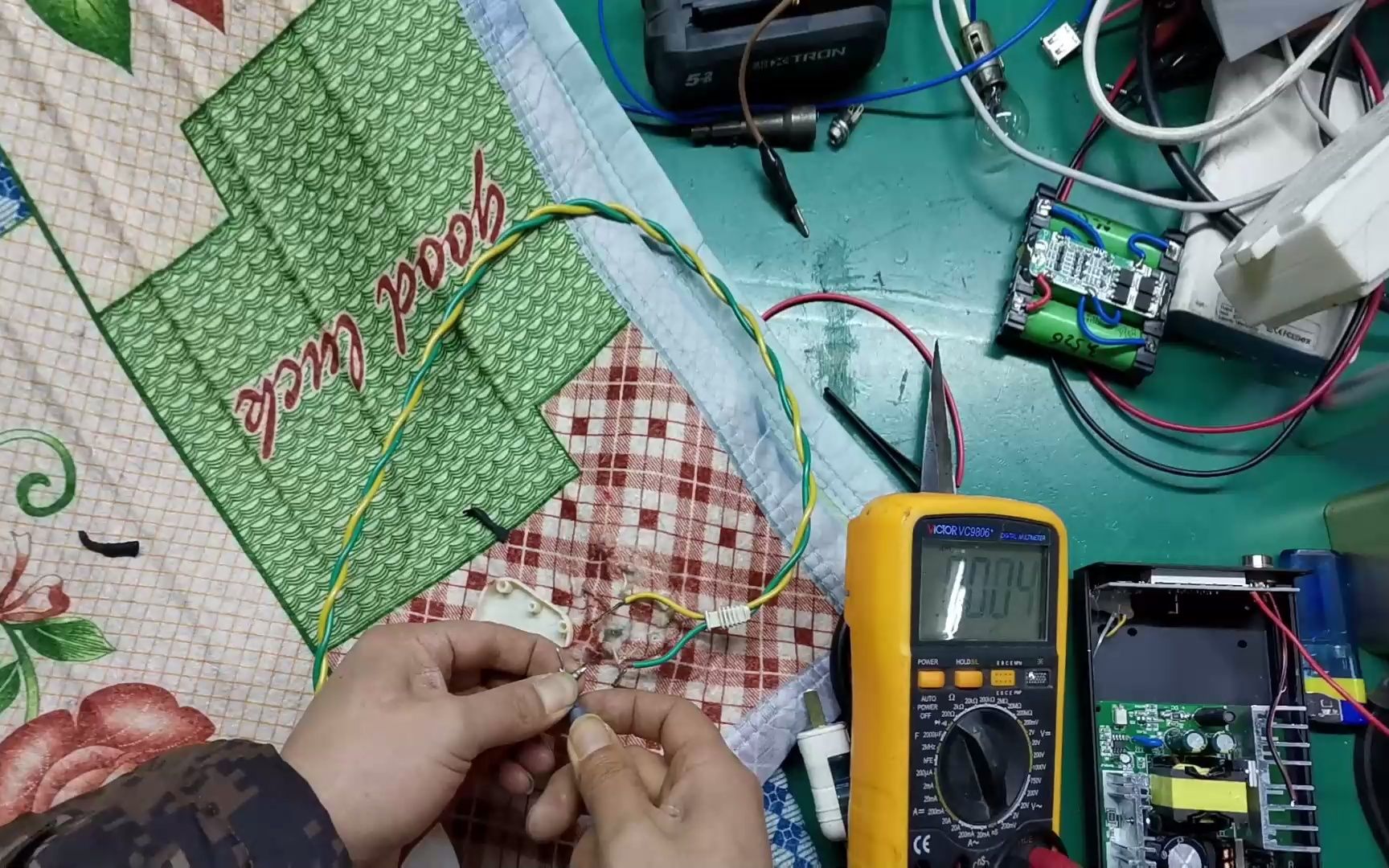 电热毯的维修思路!不过说实话不建议大家维修这玩意