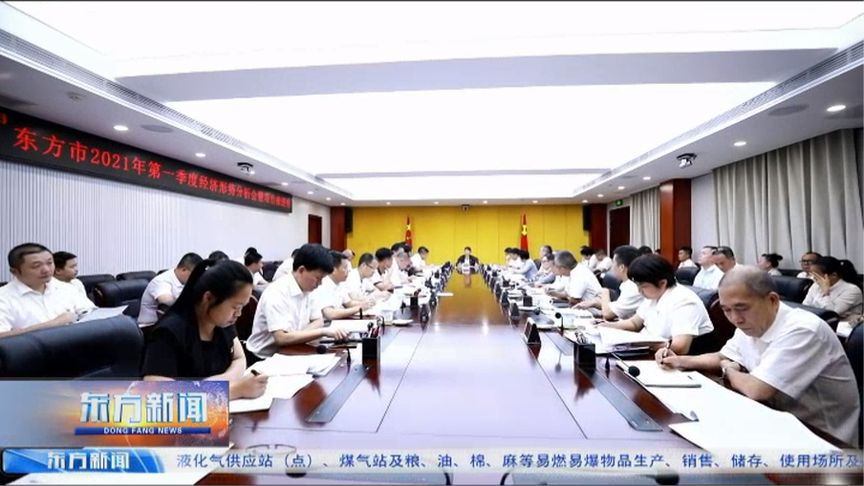 东方市2021年第一季度经济形势分析会暨项目推进会