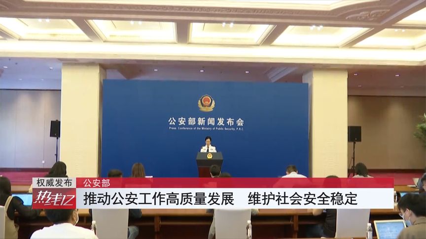 公安部:推动公安工作高质量发展 维护社会安全稳定