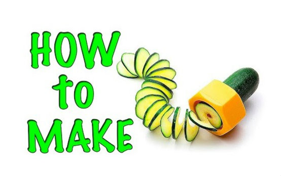 如何制作螺旋黄瓜切片器