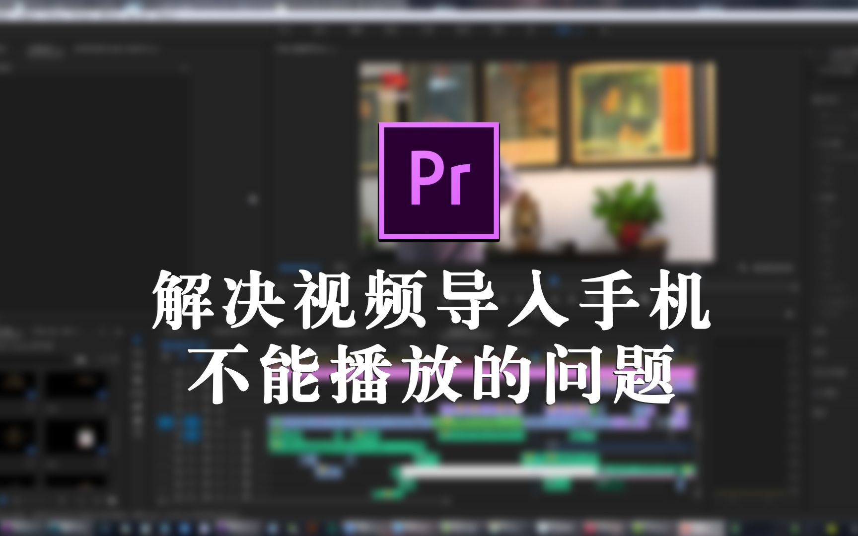 视频导入手机不能正常播放?赶紧试试这个方法!