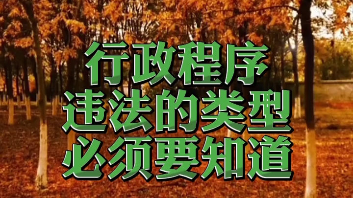 国正法务:行政程序违法的类型,必须要知道!