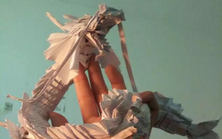 【中国龙】折纸展示制作过程