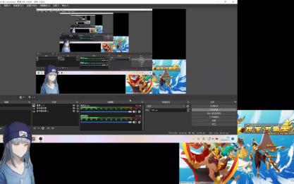 尝试用obs自动场景切换器播两个游戏