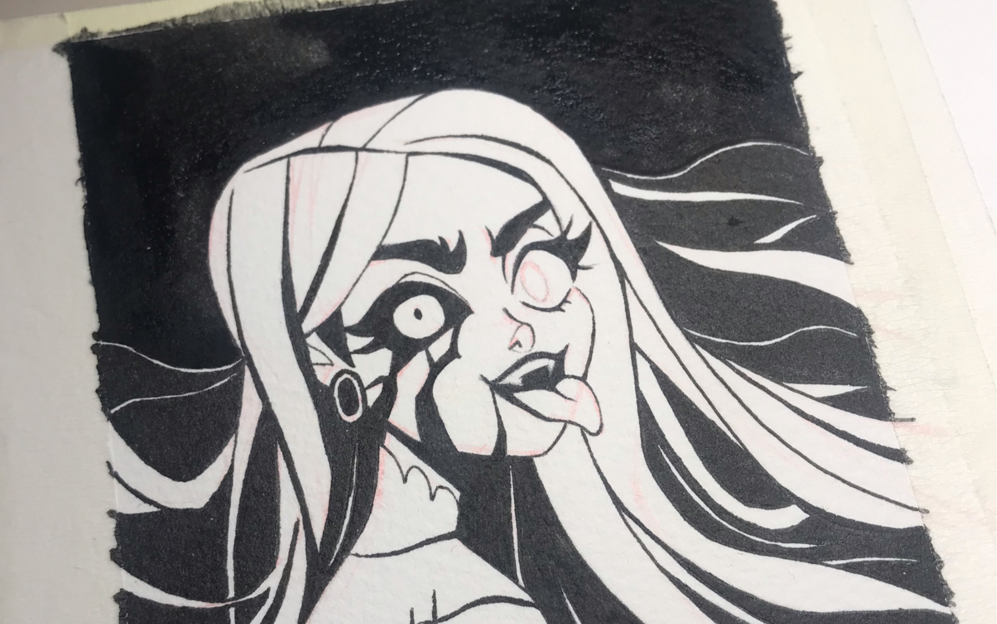 ds水彩棒51色开箱试色