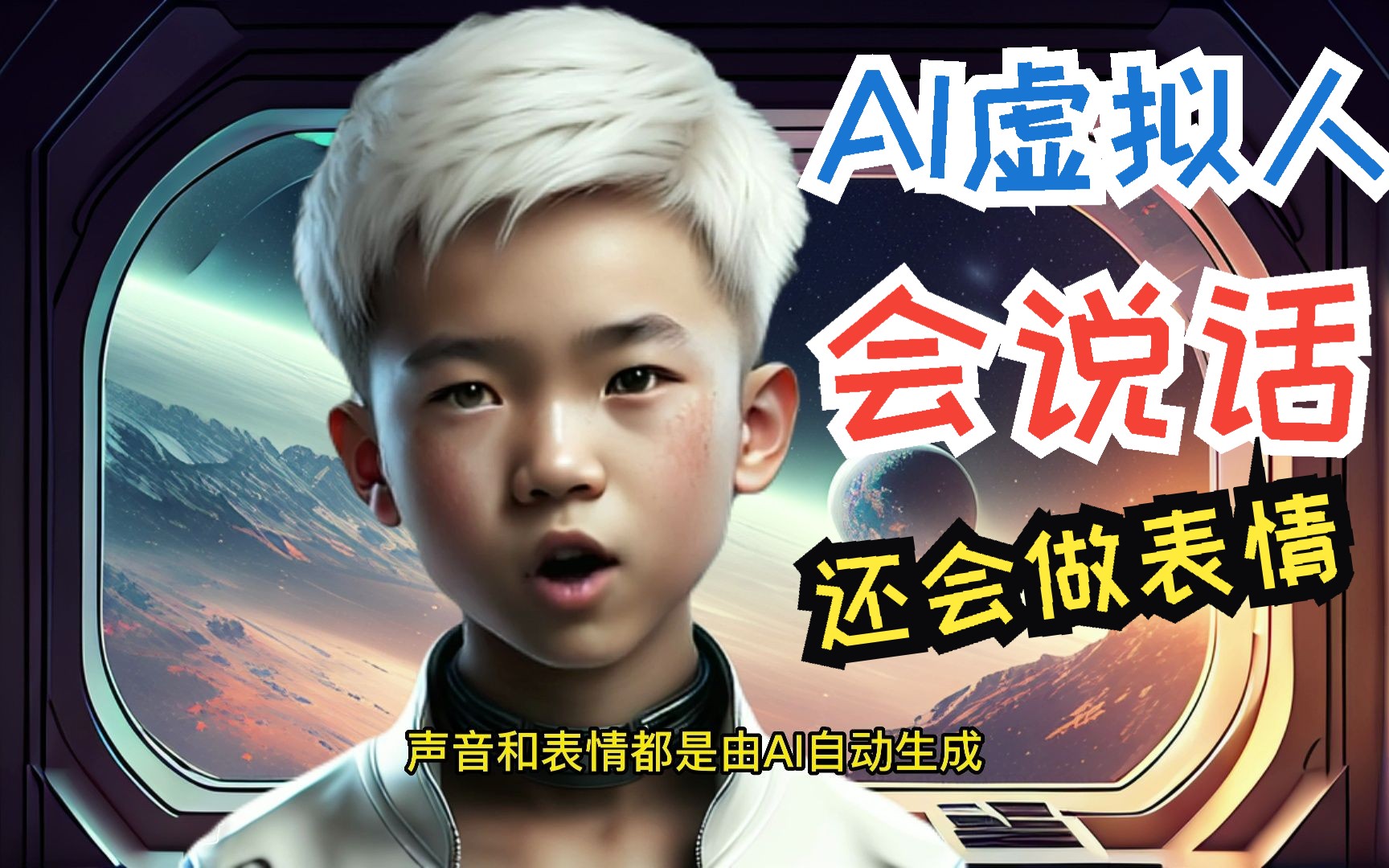 AI图片生成视频,我用AI生成的图片还会说话,虚拟人还会做表情