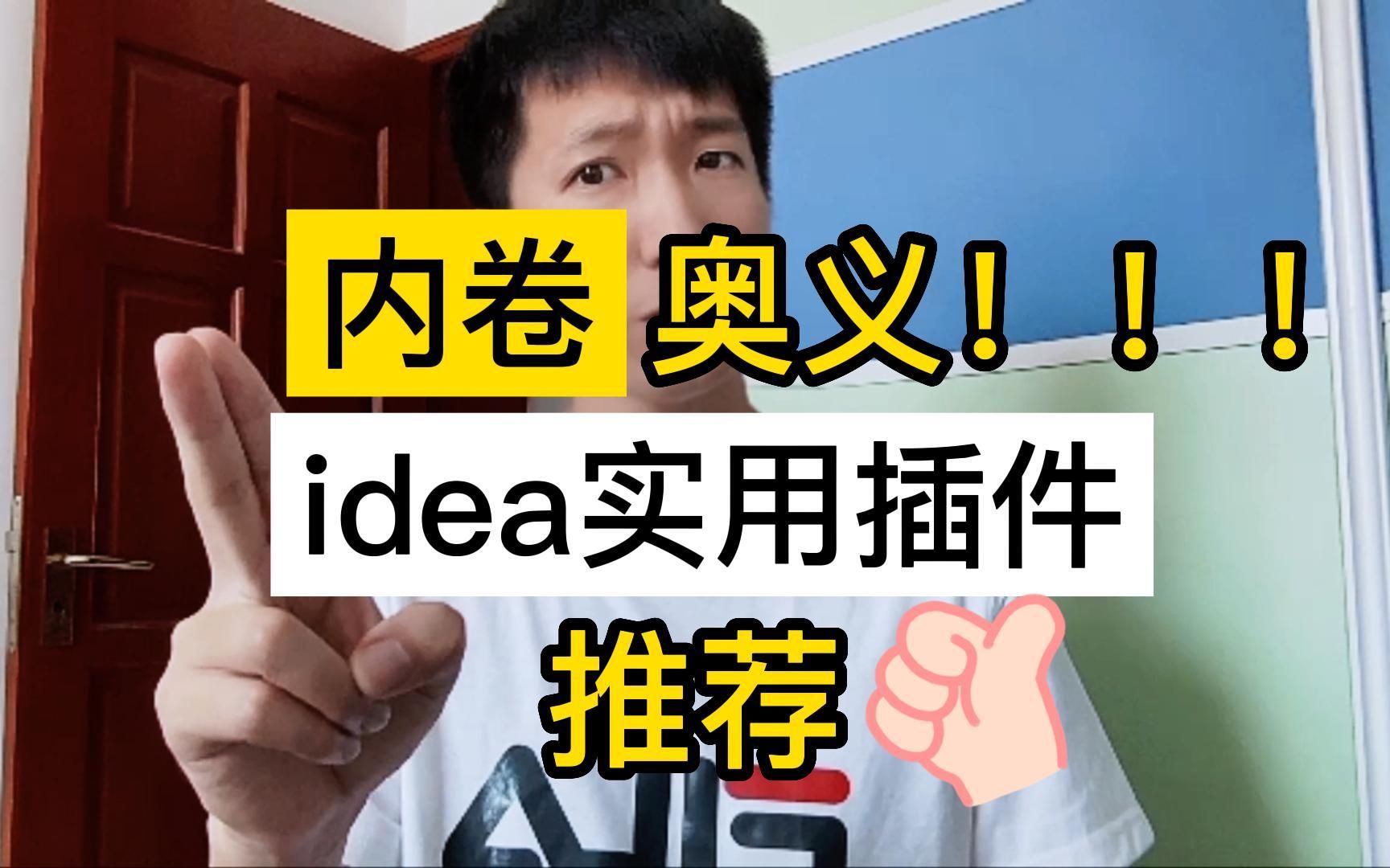 编程vlog第十八天:内卷奥义!idea实用插件推荐!
