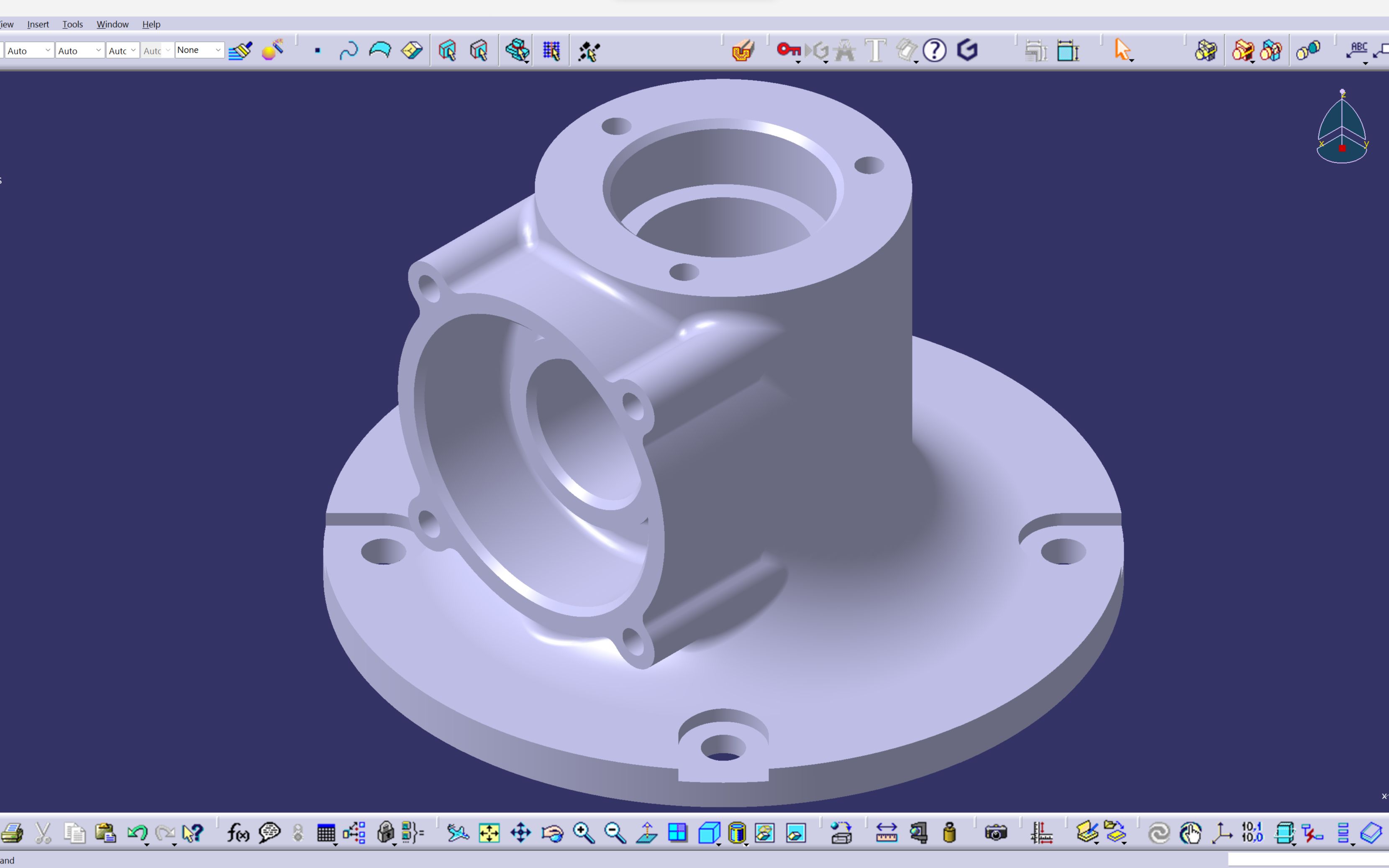 CATIA_机械零件实体建模练习