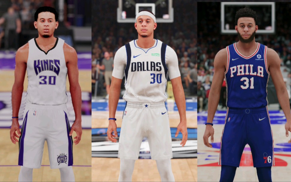 《NBA2K/LIVE》历代塞斯库里的投篮及造型,一位被低估的射手!