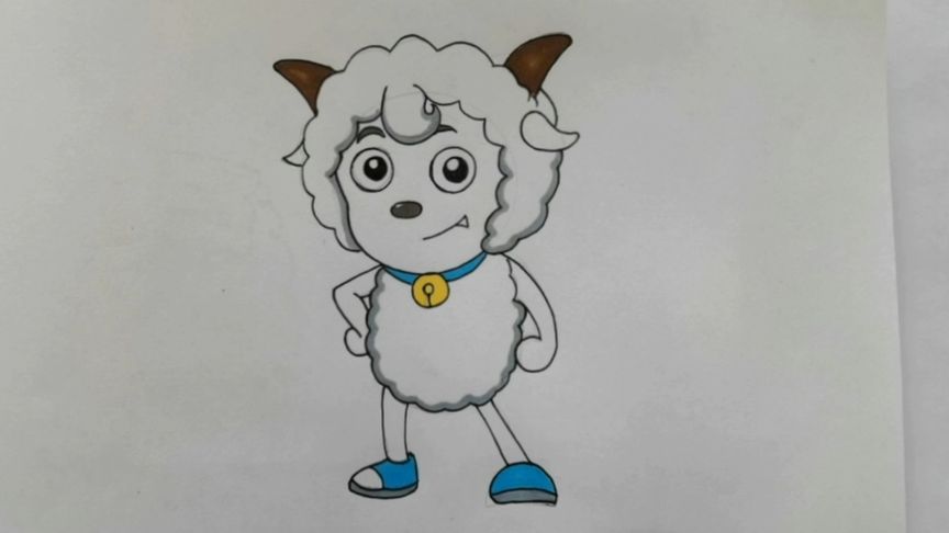 喜羊羊绘画教程来啦!