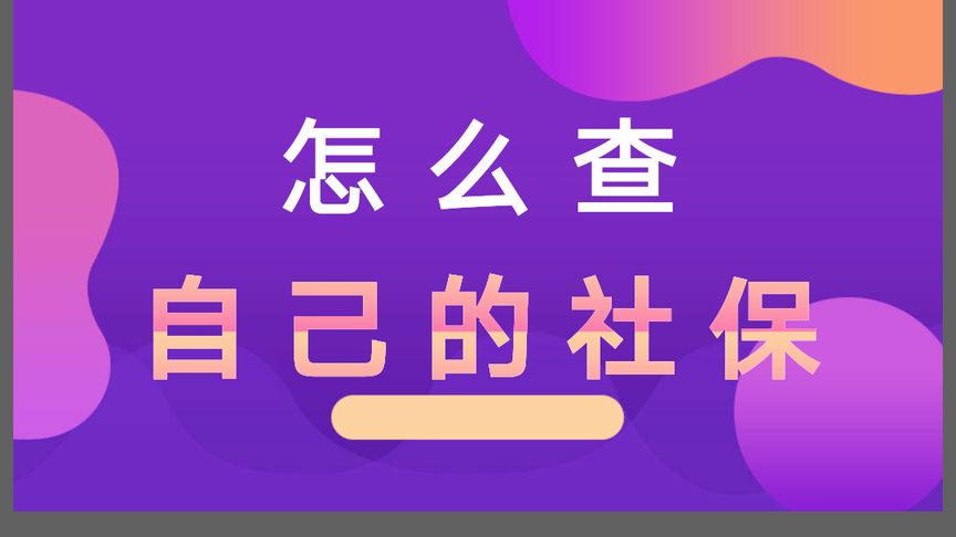 自己的社保怎么查?至少有3种方法,就看你选哪种啦