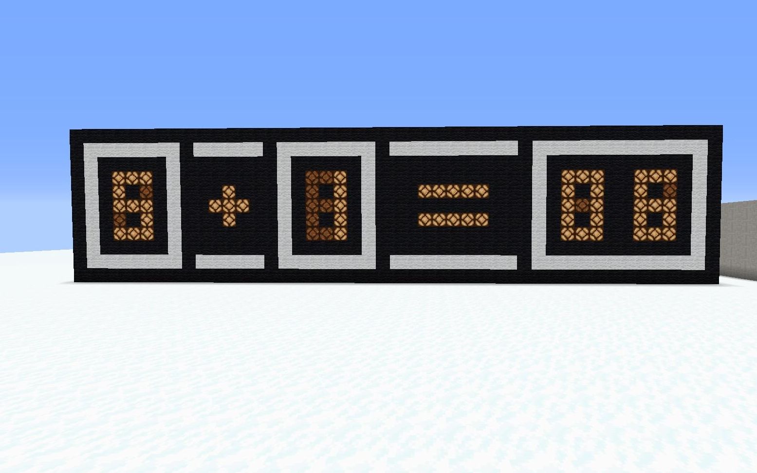 【庄主】我的世界红石计算器、彩票机、节拍器、55音符盒门