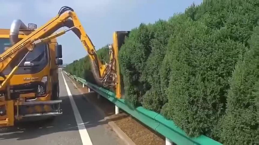 #高速绿篱修剪机 #高速绿篱修剪