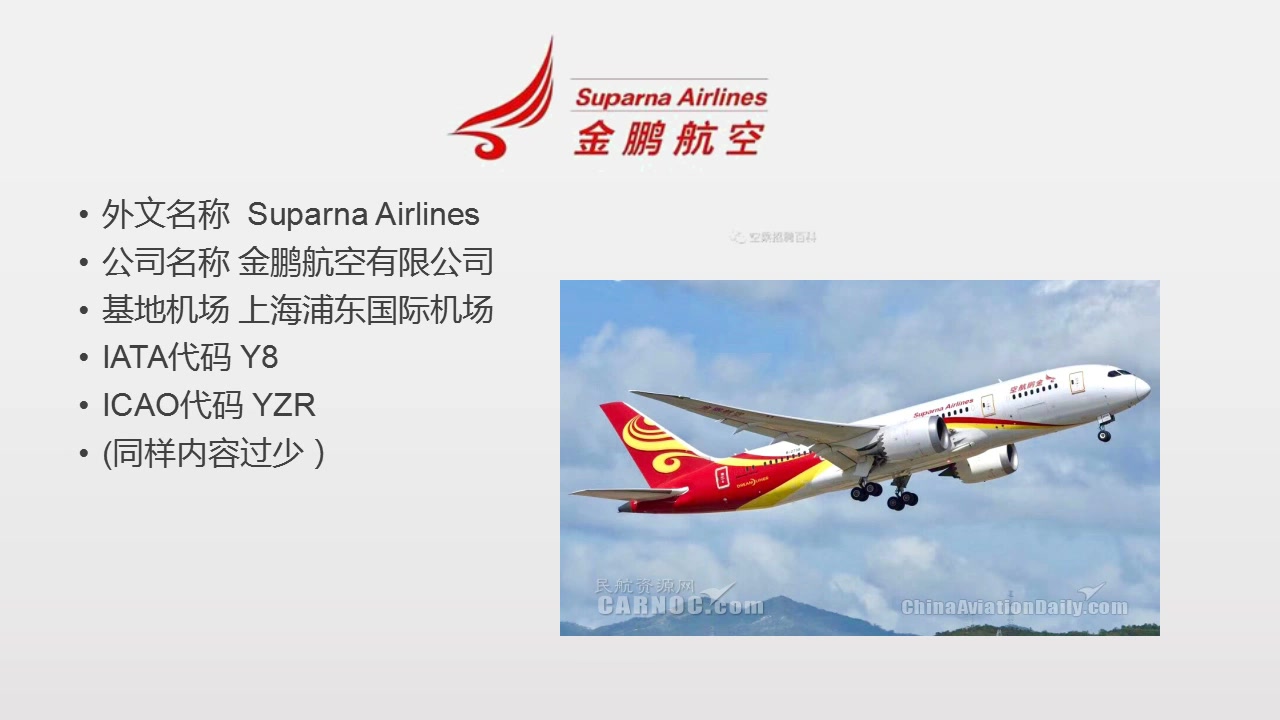 中国大陆航空公司介绍及涂装LOGO1