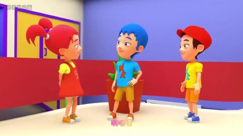 儿童动画小朋友乘坐电梯注意事项不能追逐打闹乱按楼层