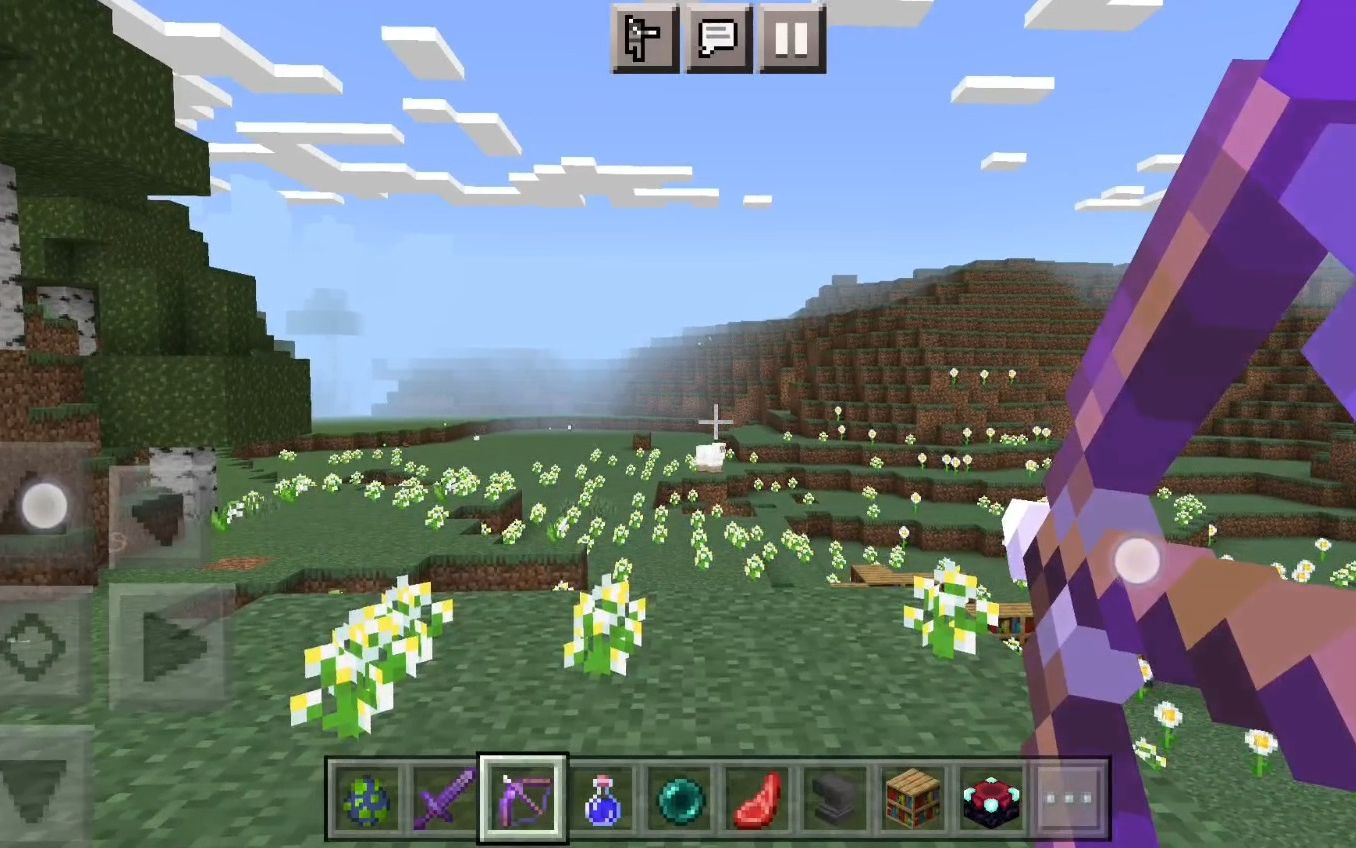 安卓MC 接近端游的操作上限!分离控制+陀螺仪 简单录屏