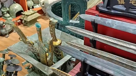 ...剑为短兵之王,百兵之君,刀为九短之首。“千年古铜艺,失蜡铸铜法”...