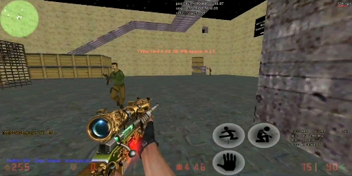 【CS1.6】变你妹的英雄,100发子弹都没有我傲军AWP一发子弹伤害高...