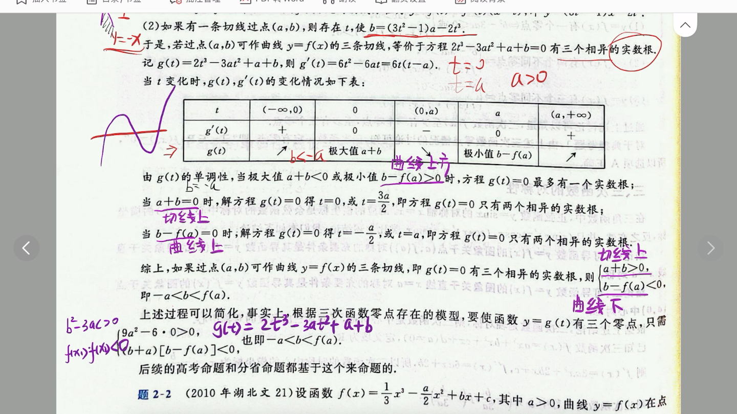 【高三,高二】一元三次函数的性质与图象