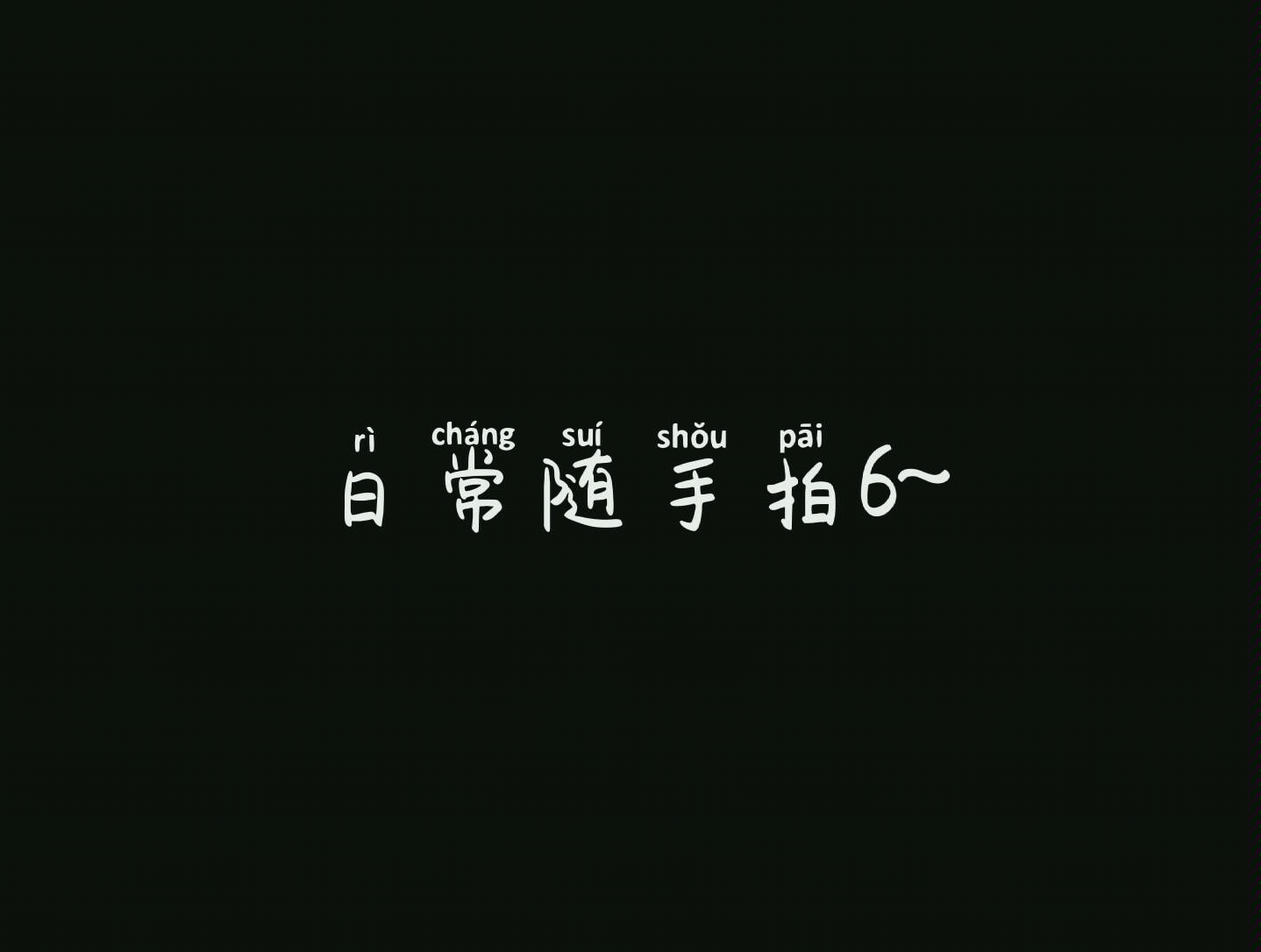 日常随手拍6~