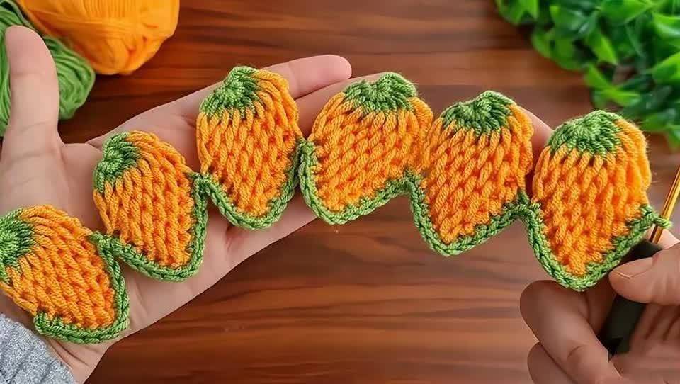 奇妙的钩针编织法,简单易学,成品超美超实用