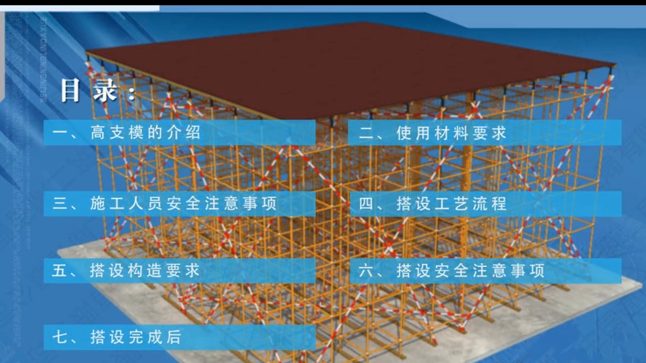 高支模安全可视化BIM交底《高支模介绍》