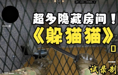 【CS:GO】超多隐藏房间的躲猫猫地图!| 躲猫猫 | 试录制