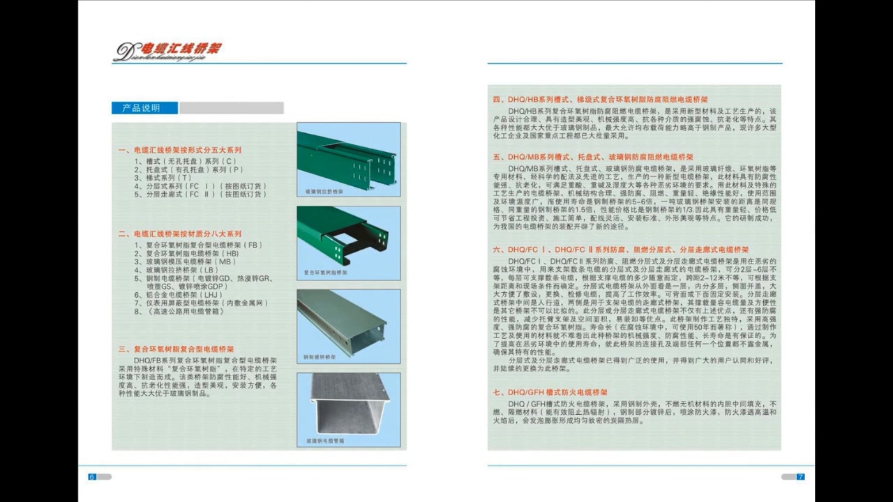 玻璃钢电缆桥架 玻璃钢一次成型桥架 300*200玻璃钢槽式桥架
