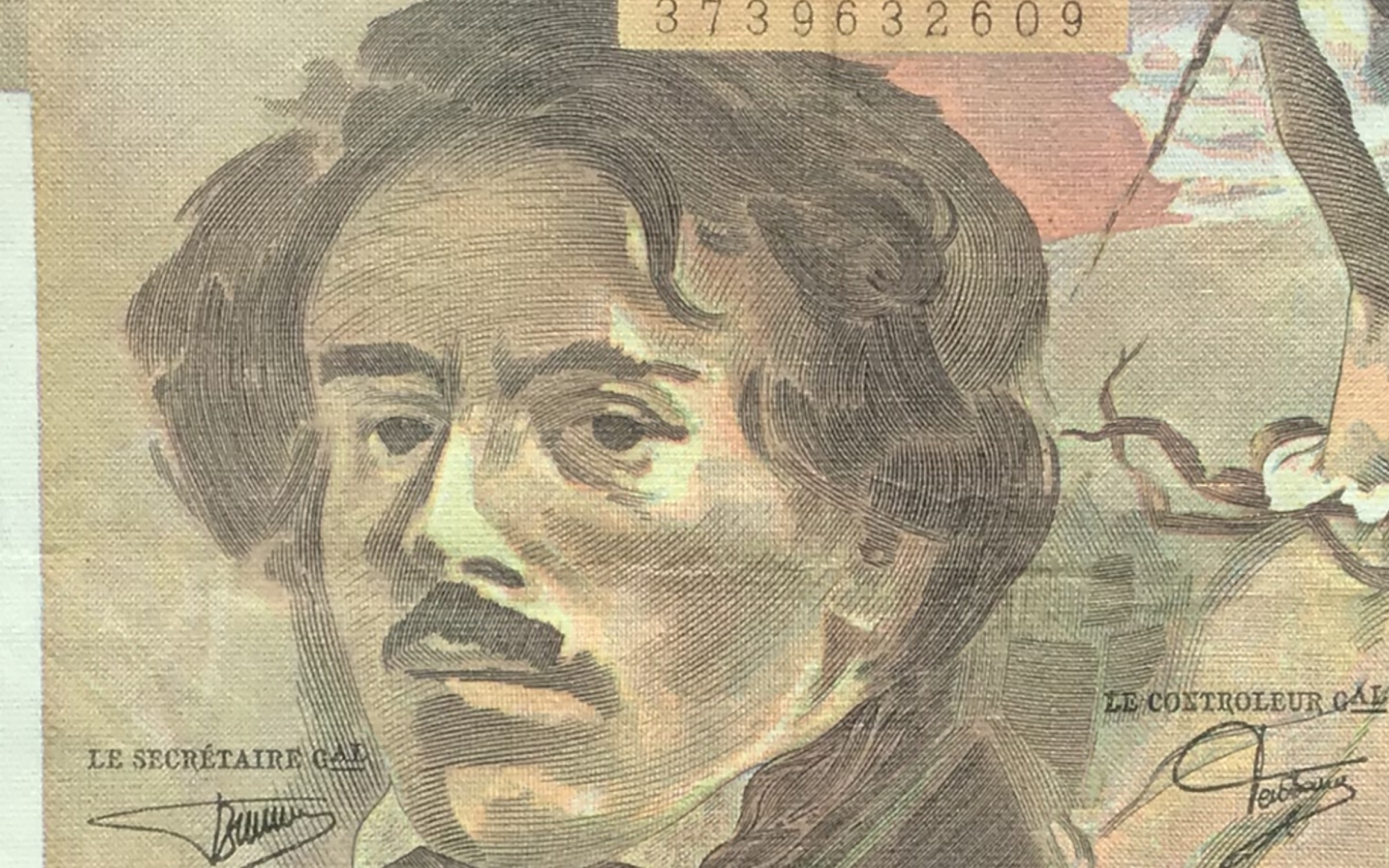 自由引导人民-法国浪漫主义画家 法国法郎 France 100 francs P-154 【...