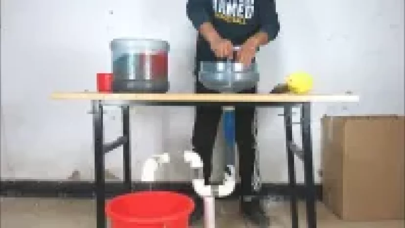 气动高压疏通器快速疏通下水管道操作视频