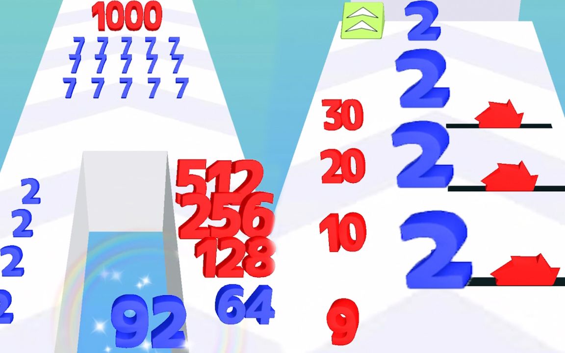 你们都玩错了 2048跑酷是这样玩的呀!