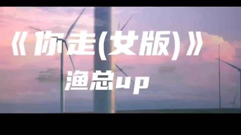 《你走(女版)》渔总up~我无法挽留我无法回头我无法接受