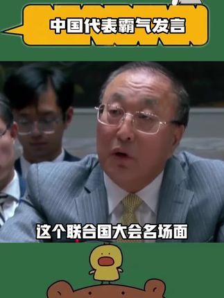 看到中国代表表态,他瞬间肃然起敬