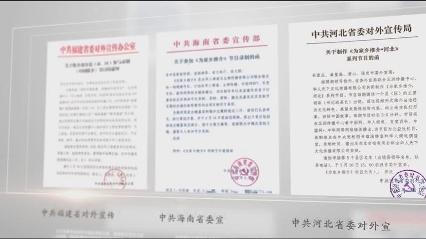 《中国推介》宣传片