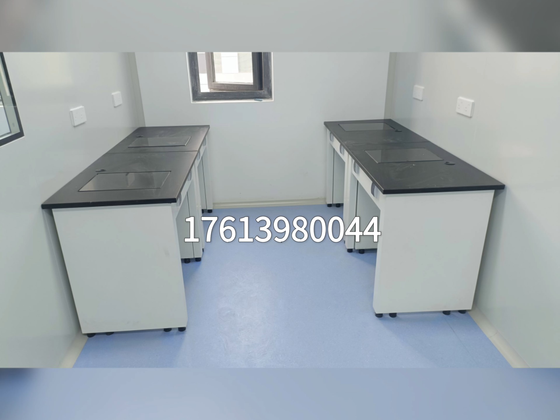 山西实验室家具全钢实验台天平台药品柜货架项目交付