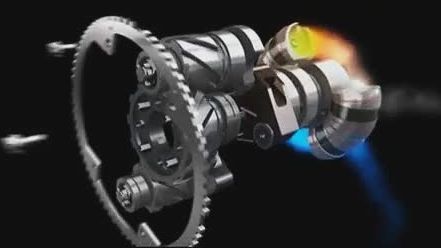 旋转活塞转盘发动机动画演示